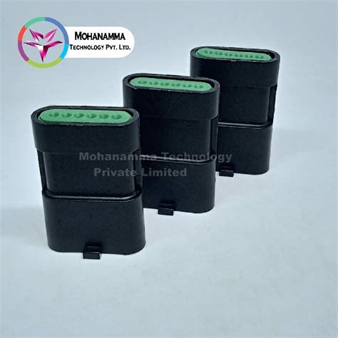 Pole Delphi Male Connector Delphi Black Colour Pole Mohanamma Technology Private Limited