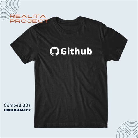 Jual Kaos Combed 30s Kaos Programmer Github Github Social Coding Shopee Indonesia