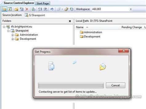 TFS Basics Tutor For End User SharePoint Diary