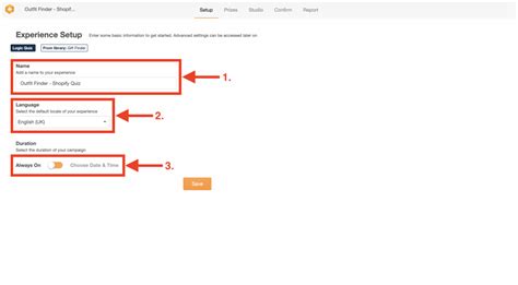 build a shopify product quiz on odicci set up quiz — odicci the