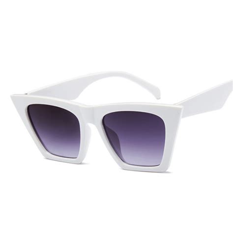 Fashion Square Sunglasses Women Designer Luxury Unisex Women Cat Eye