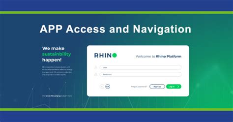 Rhino App Access And Navigation Dashboard Swift Sensors