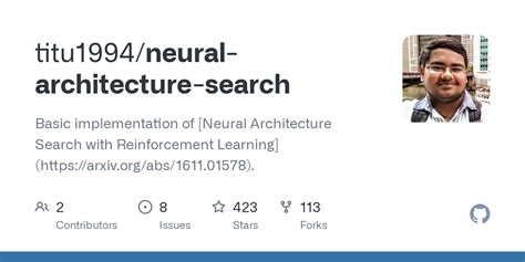 github titu1994 neural architecture search basic implementation of