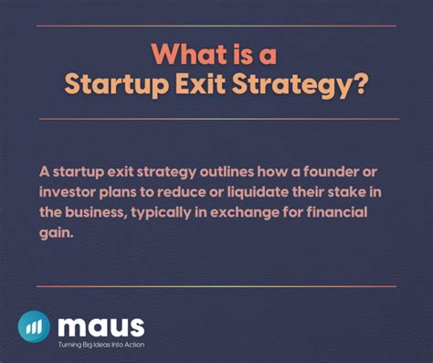 Startup Exit Strategy A Comprehensive Guide To Planning For Success