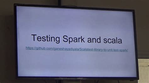 Unit Testing Spark And Scala Youtube