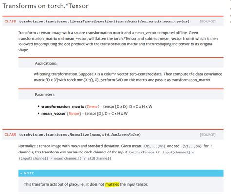 grammar error transforms on torch tensor · issue 32818 · pytorch pytorch · github