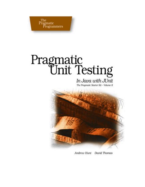 Pragmatic Unit Testing In Java With JUnit