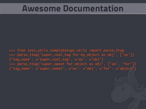 Token Testing Slides