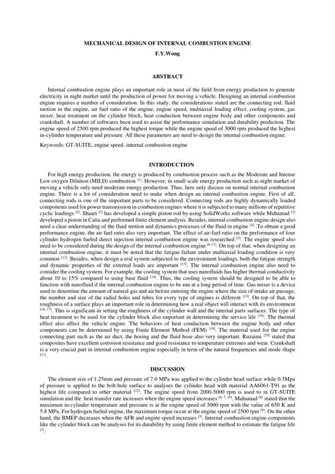 PDF MECHANICAL DESIGN OF INTERNAL COMBUSTION ENGINE