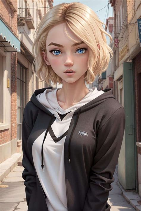 Gwen Stacy Spider Gwen 1 Tensorart