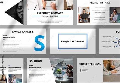 Project Proosal Layout Stock Template Adobe Stock