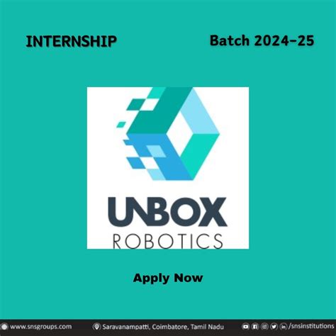 best engineering college in coimbatore unbox robotics intern sns