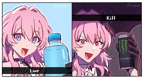 March Th And Evernight Honkai And More Drawn By Aykus Danbooru