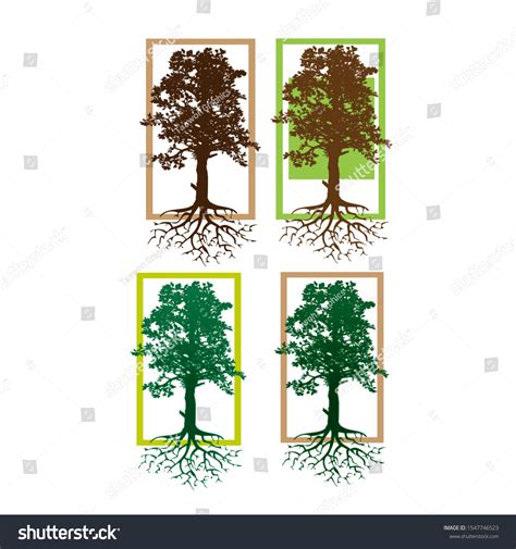 Tree Logo Abstract Design Vector Template Stock Vector Royalty Free 1547746523 Shutterstock