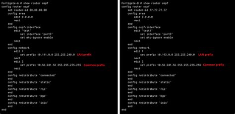 Troubleshooting Tip Unable To See Ospf Neighbor Fortinet Community