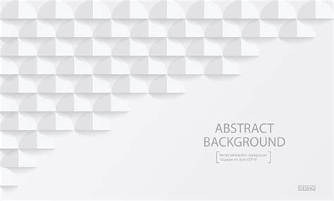 반원 흰색 추상적인 배경입니다 벡터 배경 3d 종이 아트 스타일은 커버 디자인 책 디자인 포스터 Cd 커버 전단지 웹 사이트에서 사용할 수 있습니다 3차원 형태에 대한 스톡