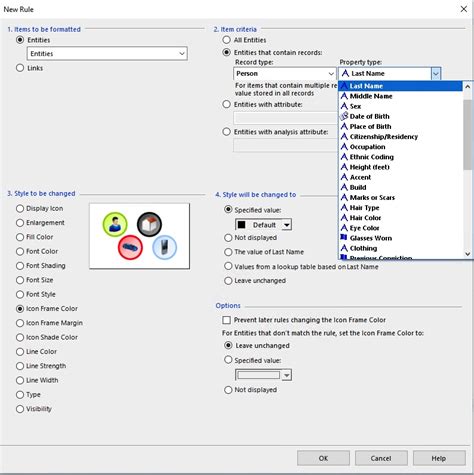 Enable Conditional Formatting For All Property Types In Ibase And Analysts Notebook