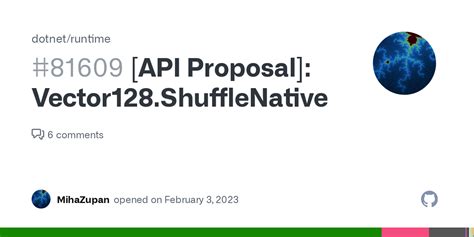 [api proposal] vector128 shufflenative · issue 81609 · dotnet runtime