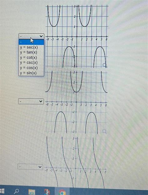 [answered] Y Sec X Y Tan X Y Cot X Y Csc X Y Cos X Y Sin X 4 Hu B 2 1 1 Kunduz