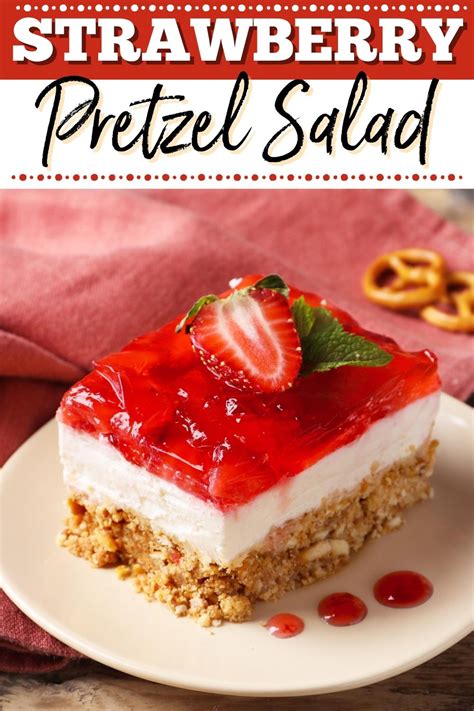 Easy Strawberry Pretzel Salad Recipe Insanely Good