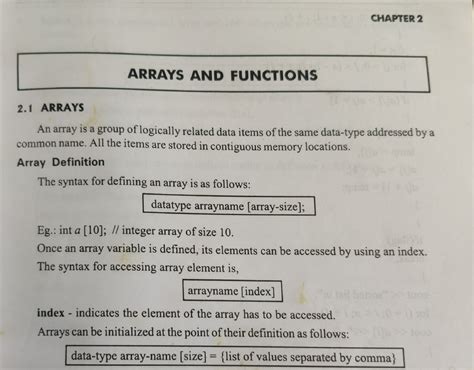 Arrays An Array Is A Group Of Logically Related Data Items Of The