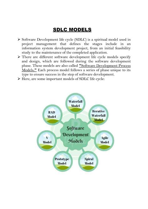 SOLUTION Different Sdlc Models Studypool