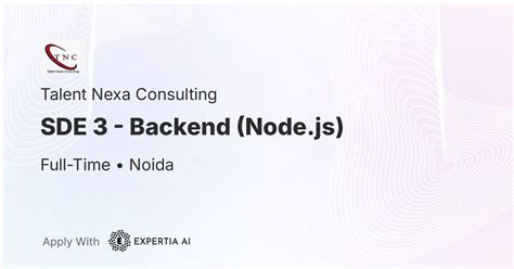 Lead Full Stack Engineer Nodejs Job Noida Mid Level