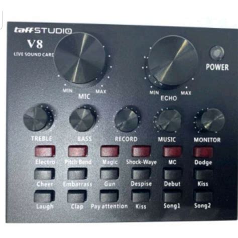 Jual Sound Card V8 Profesional Live Sound Card Shopee Indonesia