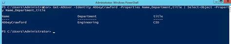 Managing Active Directory Users Via Set Aduser