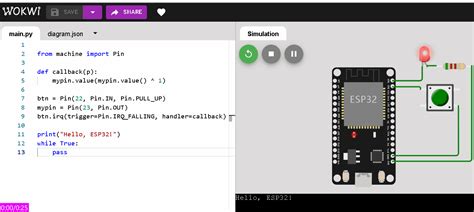 Micropython Esp32 Gpio引脚输入输出示例esp32引脚输出电平 Csdn博客
