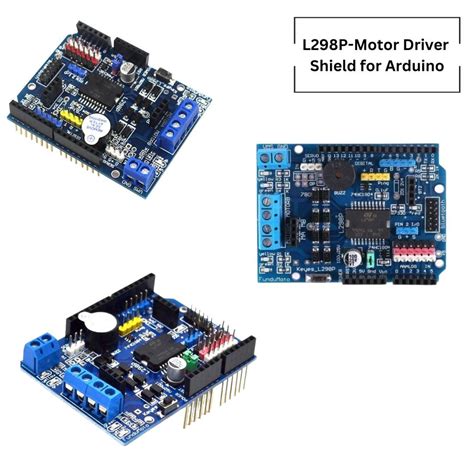 Efficient Motor Control With L298p Motor Driver Shield For Arduino