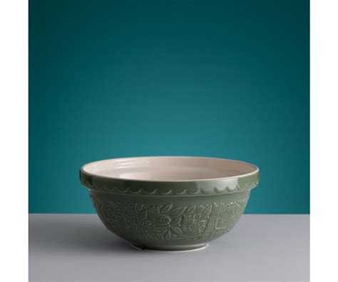 In The Forest Collection Green Mixing Bowl Owl