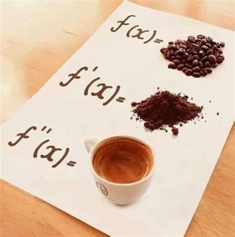 The Calculus Of Coffee Cool Math Stuff Abakcus