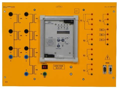 Generator Differential Relay De Lorenzo Training And Didactical Equipment