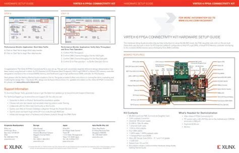Virtex 6 Fpga Connectivity Kit Hardware Setup Xilinx