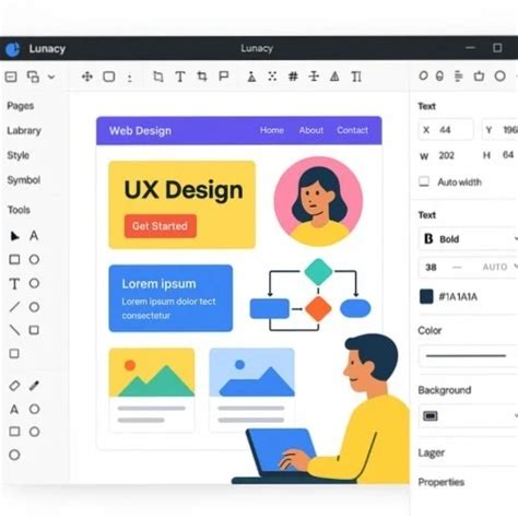 Free Ux Design Tool Lunacy Vector Graphic Software For Uiux Design