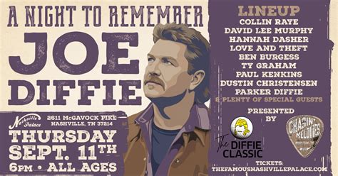 A Night To Remember Joe Diffie Nashville Palace