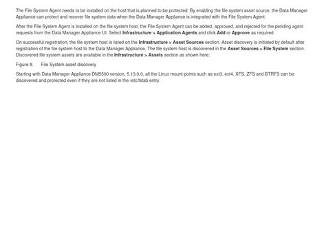 Discovering File System Workloads Dell Powerprotect Data Manager Appliance Protection For