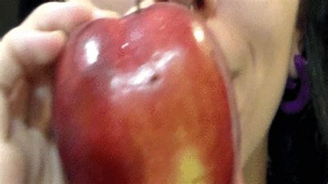 Apple Chew With Big Mouth Burps And Swallows This Is Natashas World Clips4sale