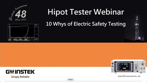 Is Your Hipot Tester Safeten Whys Of Electric Safety Testing Shekhar Patil