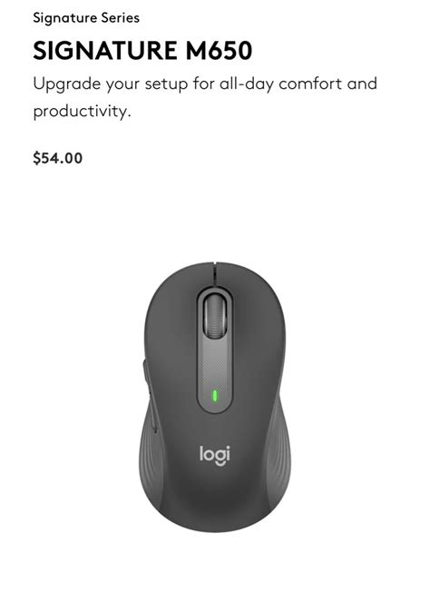 Logitech M650 L Wireless Mouse Computers And Tech Parts And Accessories Mouse And Mousepads On