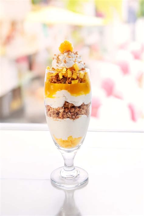 Florida Mango Greek Yogurt And Superfood Granola Parfait Fresh From