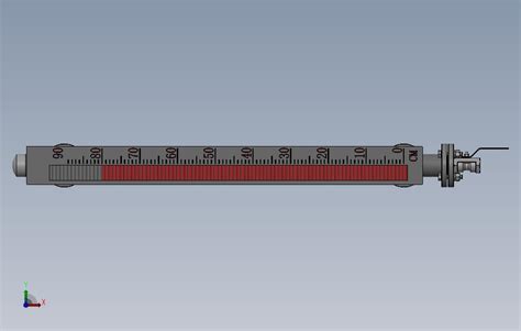 磁翻板液位计solidworks 2016模型图纸下载 懒石网