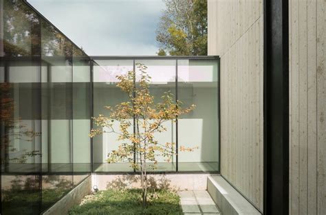 host house in utah has windowless facades that hide interior courtyard