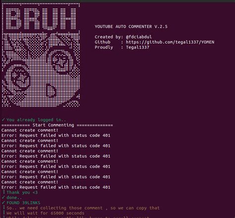 Request Failed With Status Code 401 · Issue 44 · Tegal1337yomen · Github