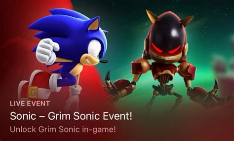 Grim Sonic Again Returning Sonic Forces Speed Battle Event Sonic The Hedgehog Amino