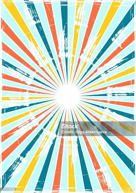 팝 아트 노란색 배경에는 광선이 있고 중앙에서 줄무늬가 있습니다 긁히고 울퉁불퉁 한 표면 빈티지 만화 복고풍 스타일 그루비 레트로 팝 아트 코믹 스타일 클리핑 마스크 부착