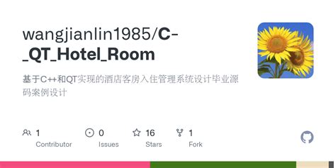 Github Wangjianlin C Qt Hotel Room C Qt