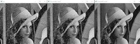 Opencv中常用的非线性滤波器 中值滤波medianblur 和 双边滤波bilateralfiltercv