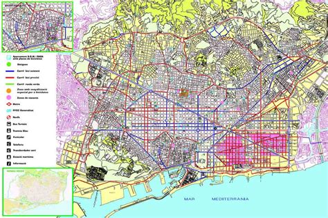 Mapa De Barcelona